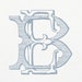BE Classic Monogram EB Wedding Monogram Vintage Monogram Classic ...