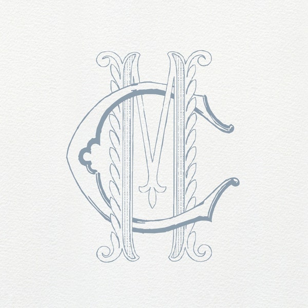 2 Letter Monogram - Etsy