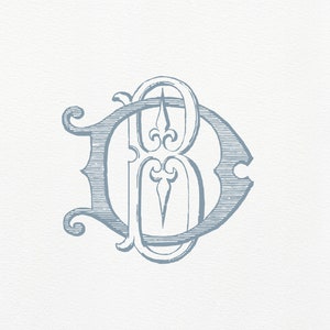 BD Vintage Monogram · DB Duogram · BD Classic Wedding Monogram ...