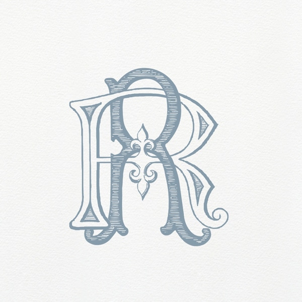 Monogram Rr - Etsy