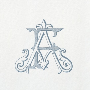 AF Classic Monogram · FA Wedding Monogram · Vintage Monogram · Classic ...