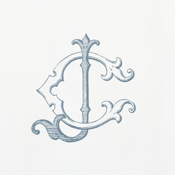 Monogram Letter J - Etsy