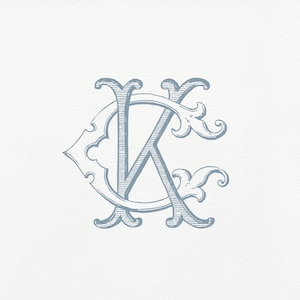 CK Wedding Monogram · KC Duogram · Classic Wedding Monogram ...
