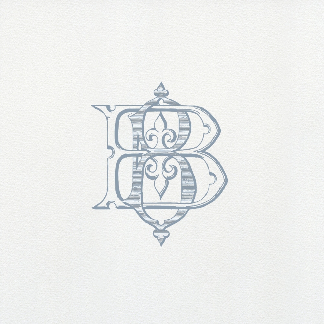 BB Vintage Wedding Monogram · Classic Monogram · Vintage Monogram ...