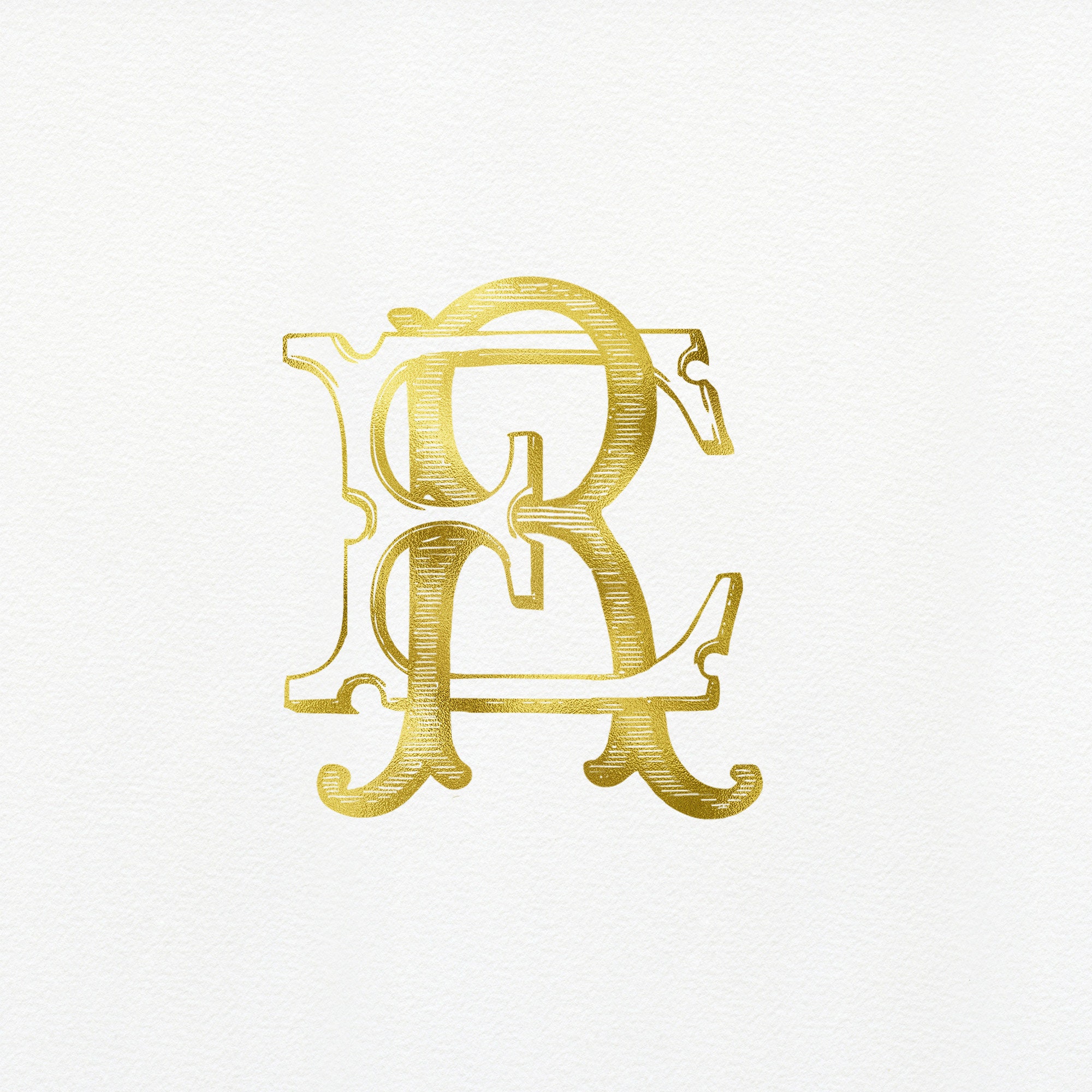 ER Classic Monogram | RE Vintage Monogram | Duogram - Etsy