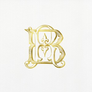 BR Vintage Monogram · RB Duogram · BR Antique Classic Wedding Monogram ...