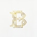 BE Classic Monogram EB Wedding Monogram Vintage Monogram Classic ...