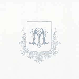 Vintage Wedding Crest: Monogram Logo Design (digital Download) - Etsy