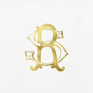 RS / SR Monogram · Wedding Monogram · Vintage Monogram · Classic ...