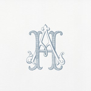 AH Classic Monogram · HA Wedding Monogram · Vintage Monogram · Classic ...