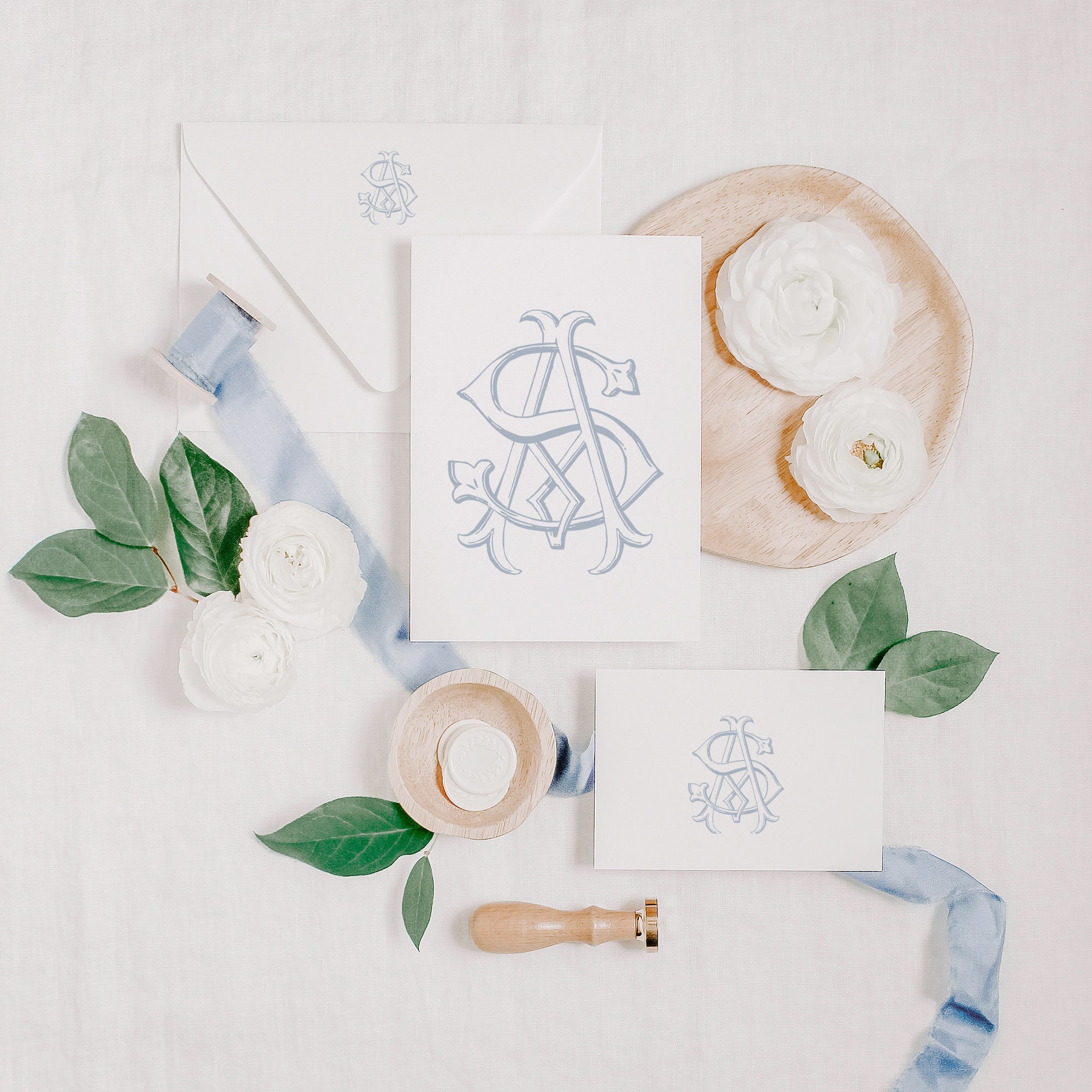 Vintage AS/SA Interlocked Monogram: Classic Wedding Duogram (digital ...