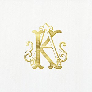 AK Vintage Monogram · AK Duogram · KA Classic Wedding Monogram ...