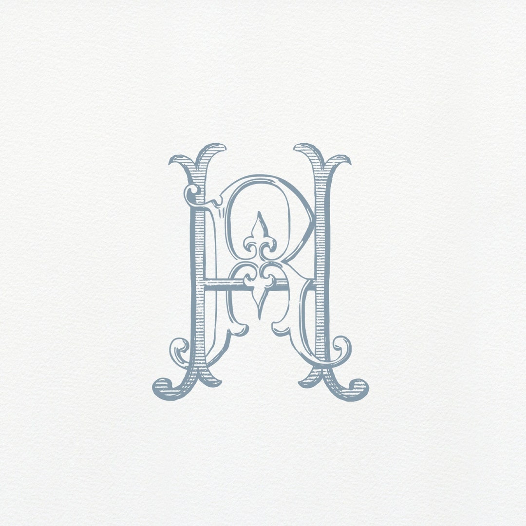 HR Vintage Monogram · RH Duogram · HR Classic Wedding Monogram ...