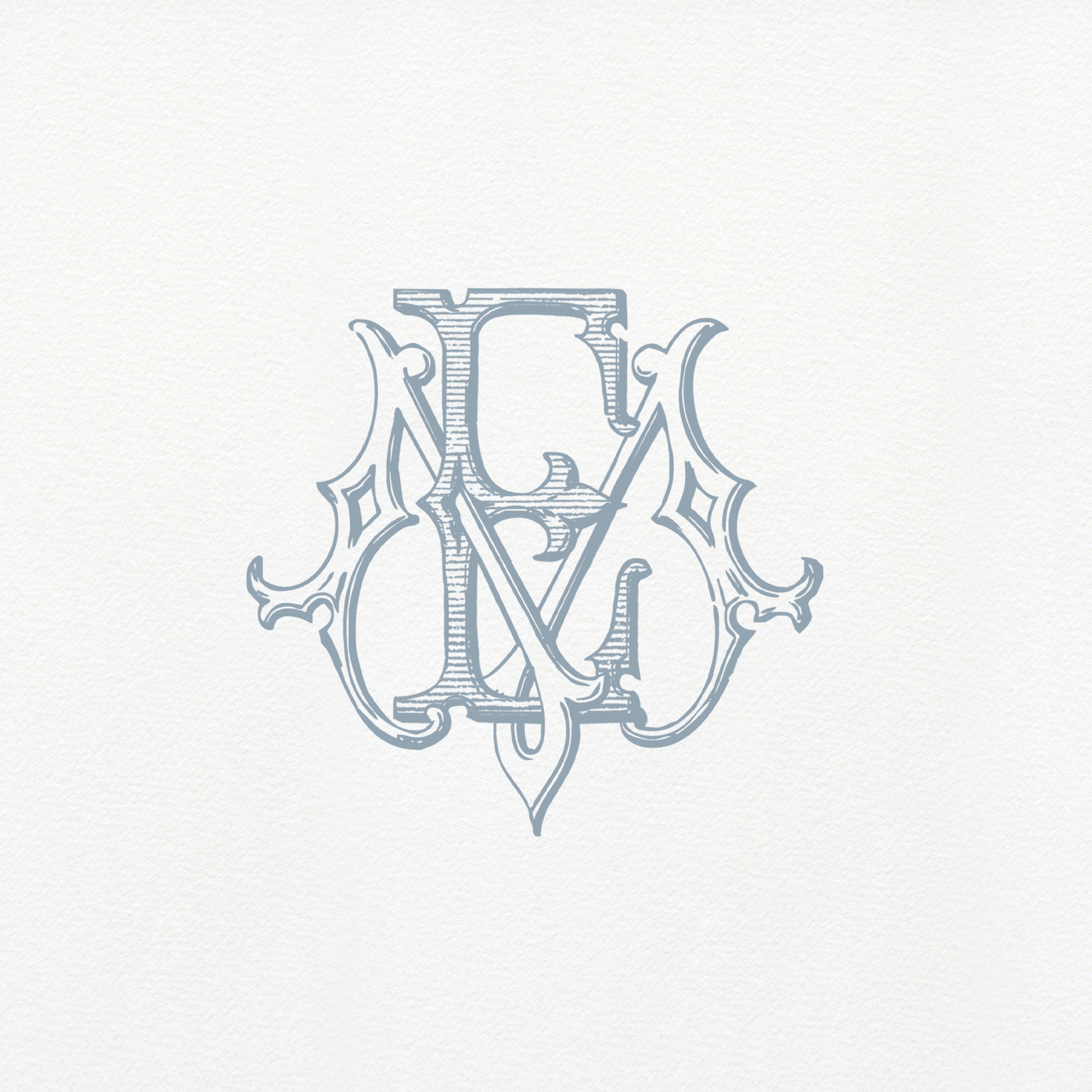 EM Classic Monogram | ME Vintage Monogram | Duogram - Etsy