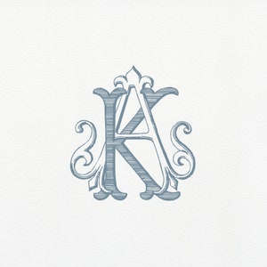 AK Vintage Monogram · AK Duogram · KA Classic Wedding Monogram ...