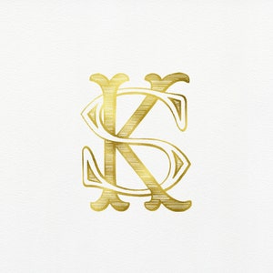 KS Vintage Monogram · SK Duogram · KS Classic Wedding Monogram ...