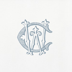 CW Vintage Monogram · WC Duogram · CW Classic Wedding Monogram ...