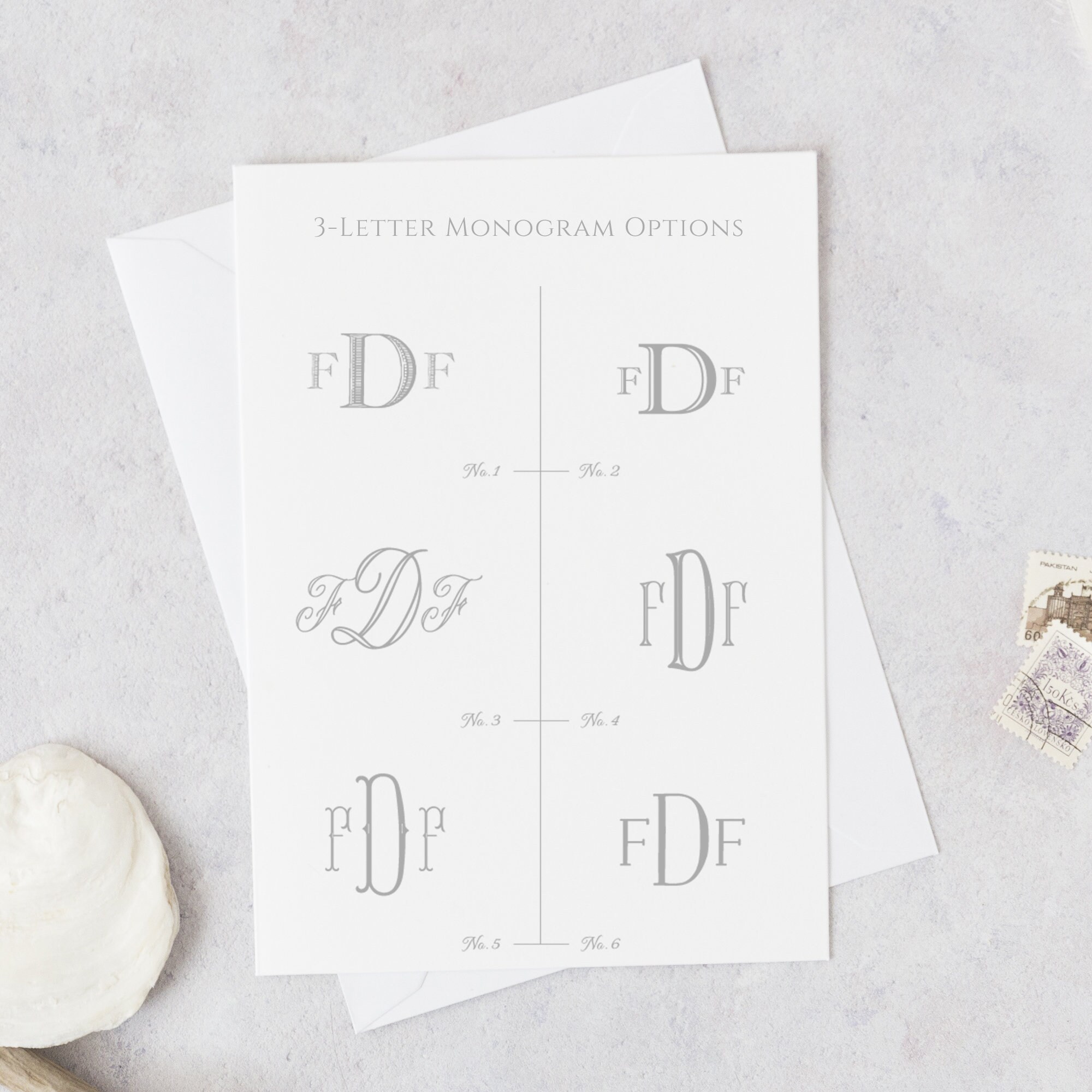 Greenery Watercolor Monogram Wedding Crest Monogram Logo - Etsy