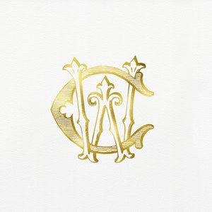 CW Vintage Monogram · WC Duogram · CW Classic Wedding Monogram ...