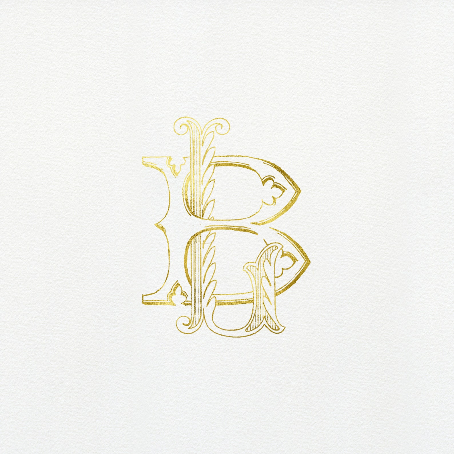 LB Classic Monogram Wedding Monogram Vintage Monogram - Etsy