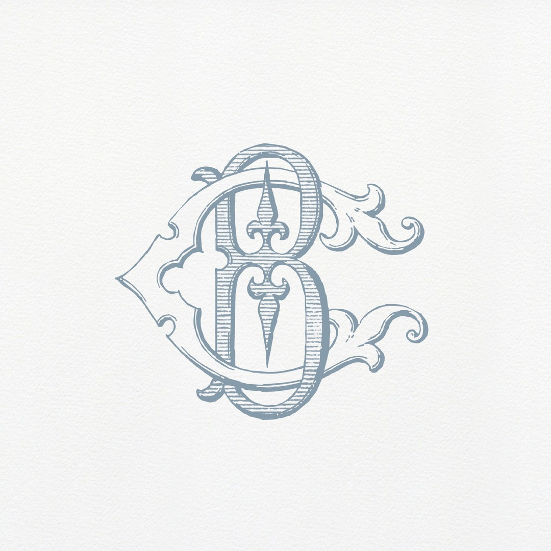 BC Vintage Monogram · CB Duogram · BC Antique Classic Wedding Monogram ...