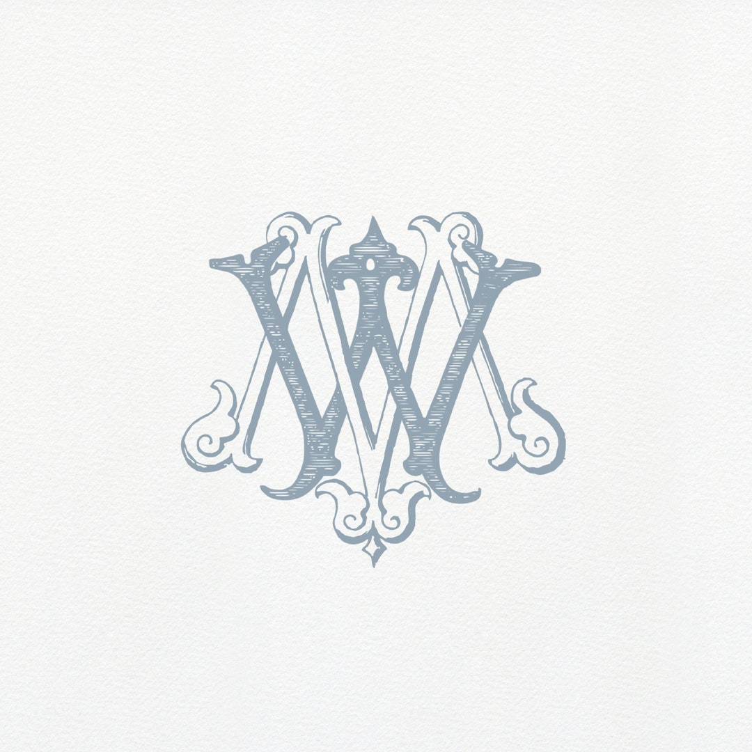 MW Vintage Monogram · WM Duogram · MW Classic Wedding Monogram ...