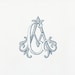 Vintage AG Monogram: Classic Wedding Duogram (digital Download) - Etsy