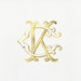 CK Wedding Monogram KC Duogram Classic Wedding Monogram - Etsy