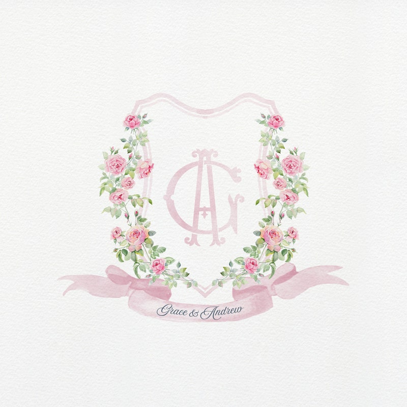 Pink Monogram - Etsy