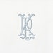 KP Vintage Monogram PK Duogram KP Antique Classic Wedding Monogram ...