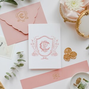 Vintage Swan Wedding Crest: Custom Monogram Logo (digital File) - Etsy