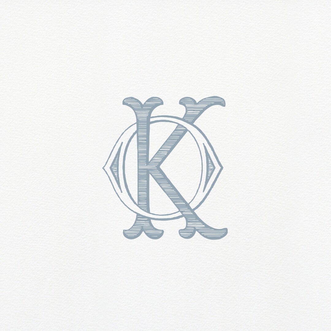 KO Vintage Monogram · OK Duogram · KO Classic Wedding Monogram ...