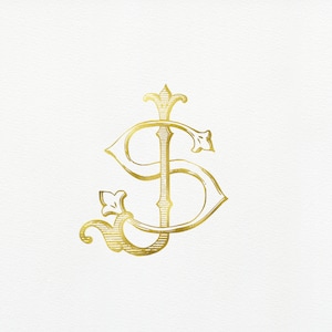 JS Vintage Monogram · SJ Duogram · JS Classic Wedding Monogram ...