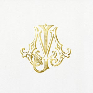 JM Vintage Monogram · MJ Duogram · JM Classic Wedding Monogram ...