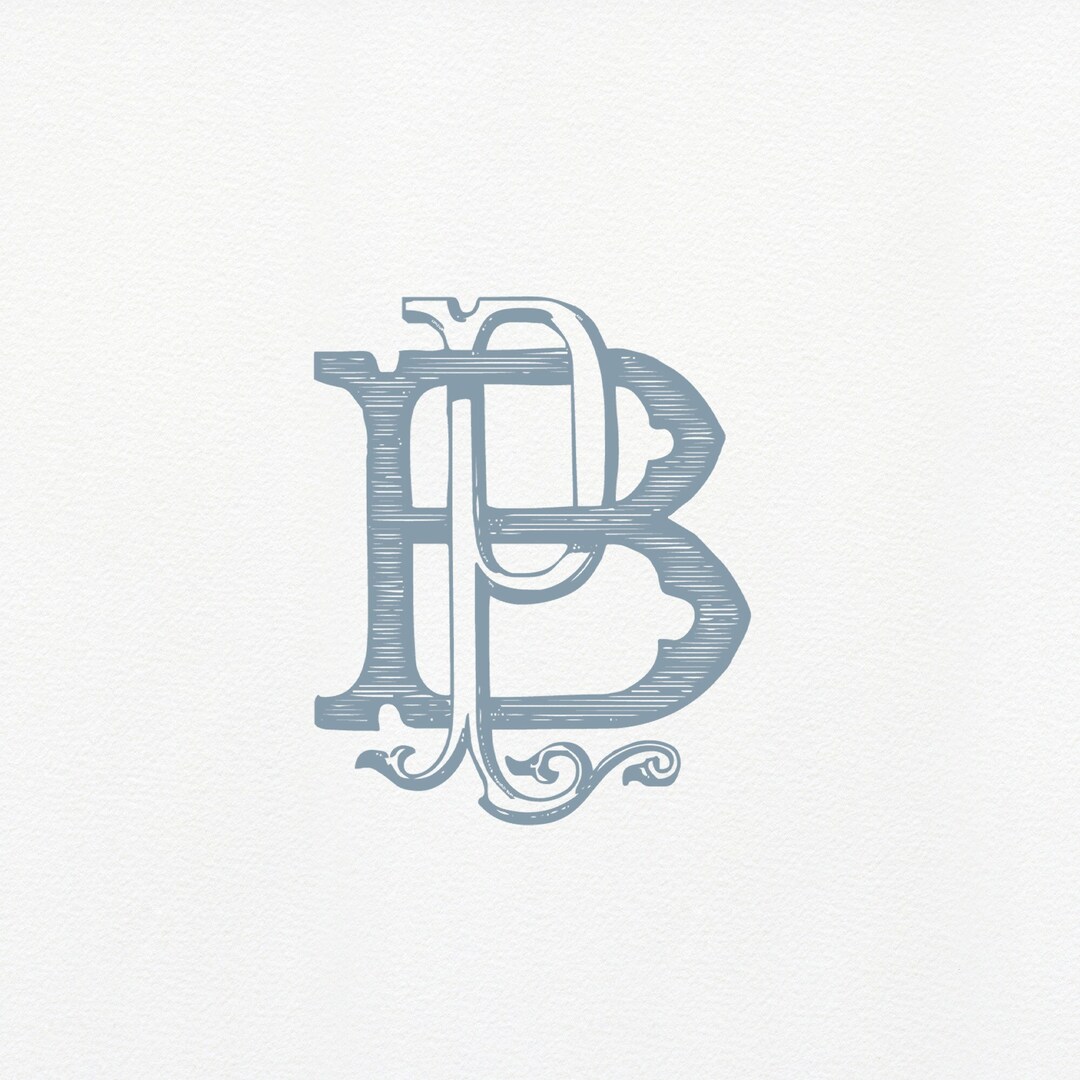 BP Vintage Monogram · PB Duogram · BP Classic Wedding Monogram ...