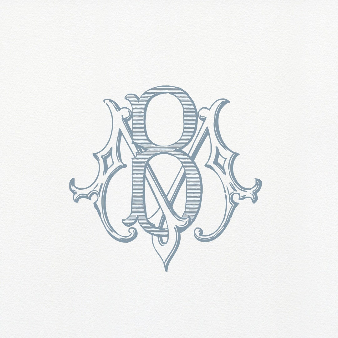 BM Vintage Monogram · MB Duogram · BM Classic Wedding Monogram ...