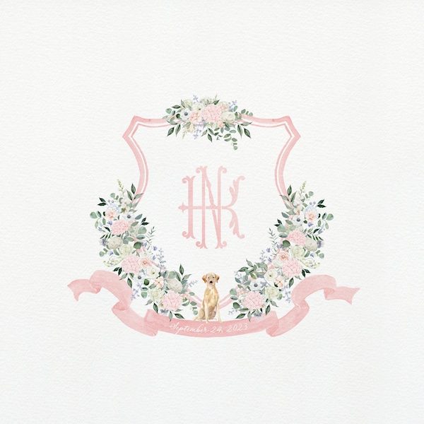 Pink Monogram - Etsy