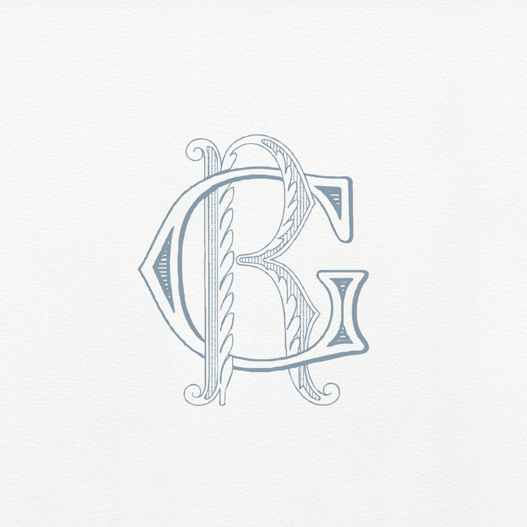 GR Vintage Monogram · RG Duogram · GR Classic Wedding Monogram ...