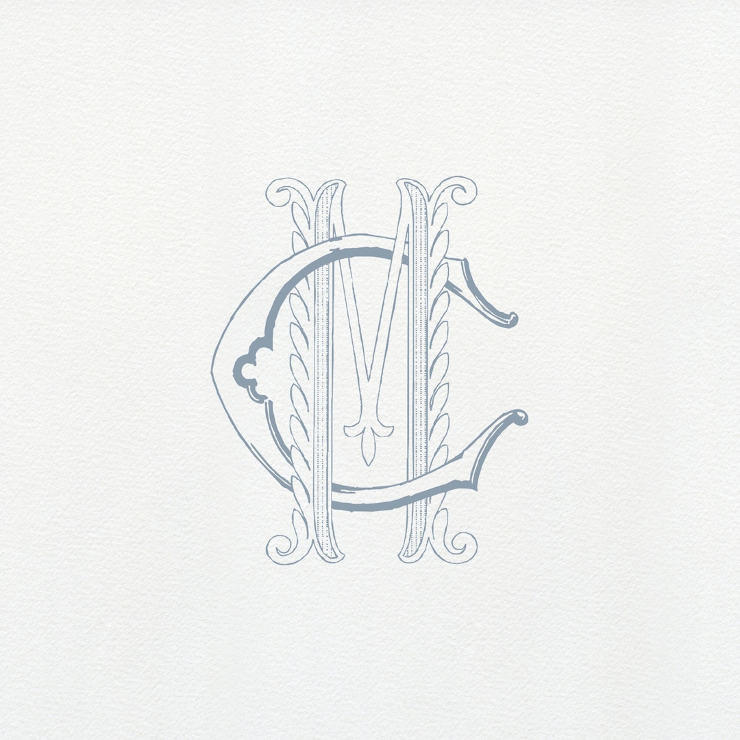 CM Vintage Wedding Monogram · MC Classic Monogram · Vintage Monogram ...
