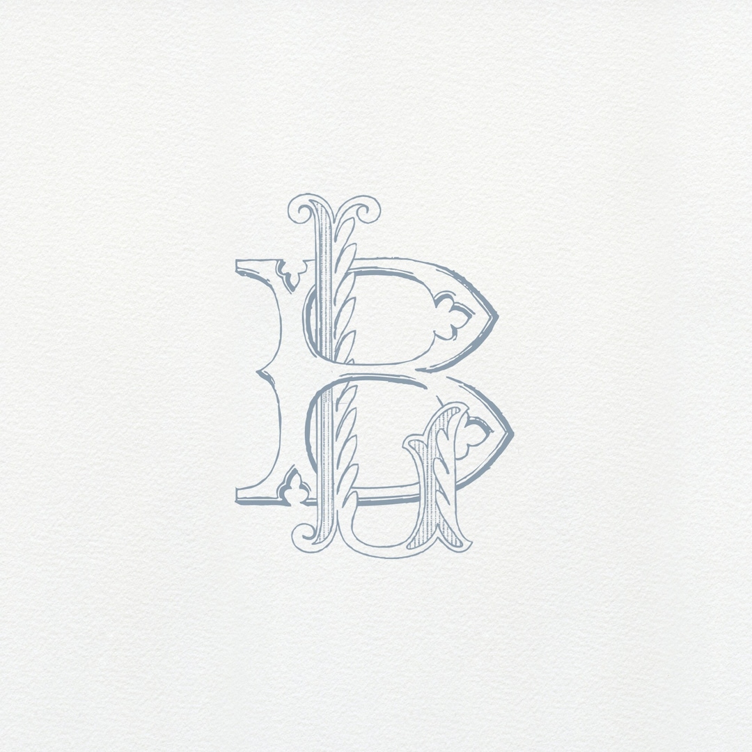 LB Classic Monogram · Wedding Monogram · Vintage Monogram · Classic ...