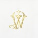 Vintage JW Monogram: Classic Wedding Duogram (digital Download) - Etsy