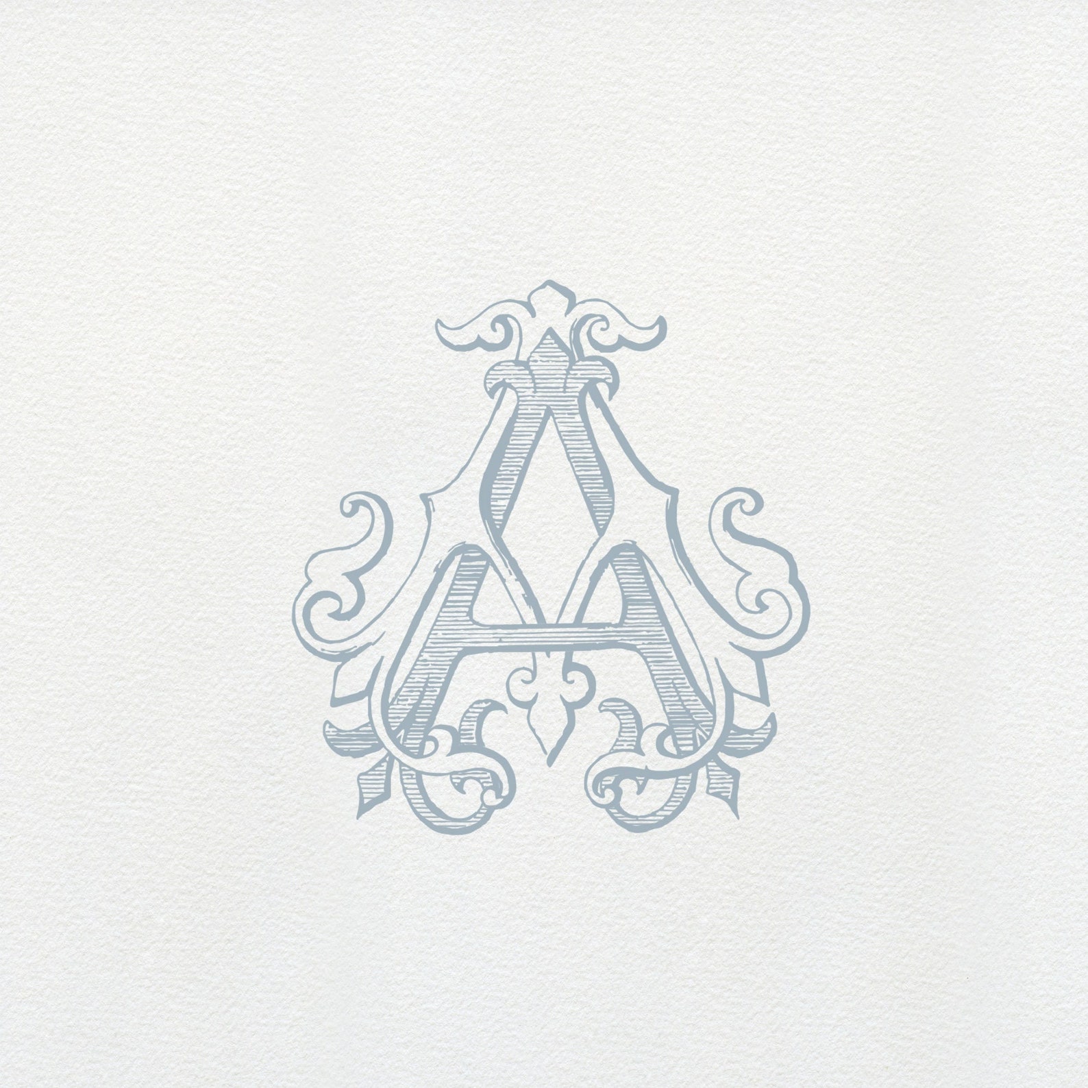 AA Classic Monogram A Wedding Monogram Vintage Monogram - Etsy