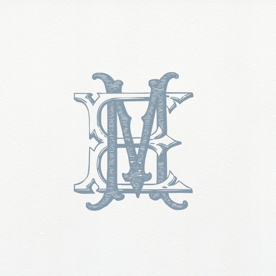 EM Vintage Monogram · ME Duogram · EM Classic Wedding Monogram ...