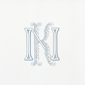 KN Vintage Monogram · NK Duogram · KN Classic Wedding Monogram ...