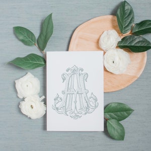 AA Vintage Monogram · AA Classic Wedding Monogram · Interlocking Two ...