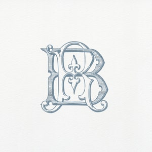 BR Vintage Monogram · RB Duogram · BR Antique Classic Wedding Monogram ...