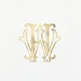 HW Vintage Monogram WH Duogram HW Classic Wedding Monogram Interlocking ...