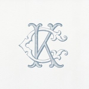 CK Wedding Monogram · KC Duogram · Classic Wedding Monogram ...