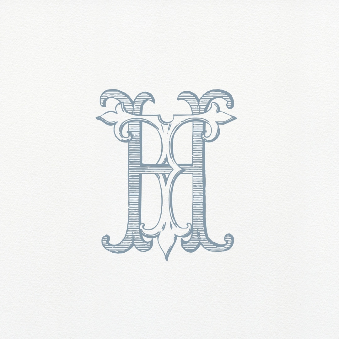 HT Vintage Monogram · TH Duogram · HT Classic Wedding Monogram ...