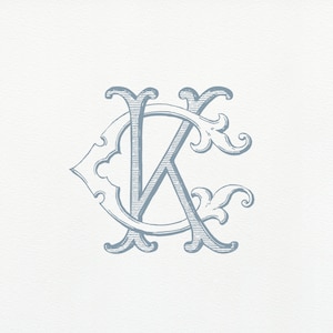 CK Wedding Monogram · KC Duogram · Classic Wedding Monogram ...